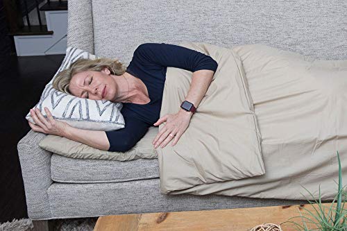 Disc-O-Bed Adult Extra Large Duvalay Luxury Memory Foam Sleeping Pad & Duvet Cappuccino Pattern