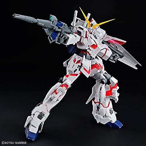 Bandai Hobby Mega Size 1/48 Unicorn Gundam [Destroy Mode] Gundam UC Model Kit Figure