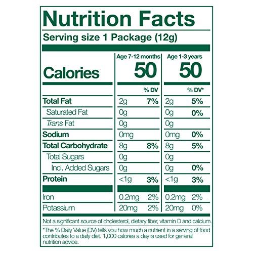 Little Bellies Organic Round-a-bouts Baby Individual Snack Packs, Sweetcorn, 0.4 Ounce (Pack of 6)
