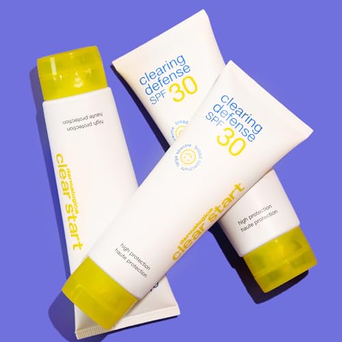 Dermalogica Clear Start Clearing Defense SPF30 (2 Fl Oz) Sunscreen Moisturizer for Acne Prone Skin with Vitamin C - Lightweight and Mattifying, Helps Reduce Shine