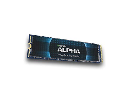 Mushkin Alpha – 4TB PCIe Gen3 x4 NVMe 1.3 – M.2 (2280) Internal Solid State Drive (SSD) – 3D QLC - (MKNSSDAL4TB-D8)