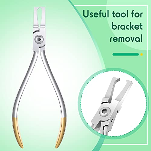 Anterior Bracket Removing Plier Braces Removal Tool kit Bracket Remover for Stainless Steel Brace Removal Tooth Bracket Gripper Plier Pulling Kit Tool