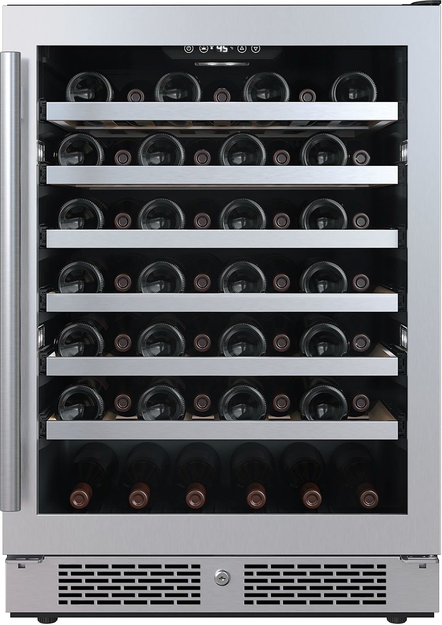 Avallon AWC242SZRH 24 Inch Wide 53 Bottle Capacity Single Zone Wine Cooler with Right Swing Door