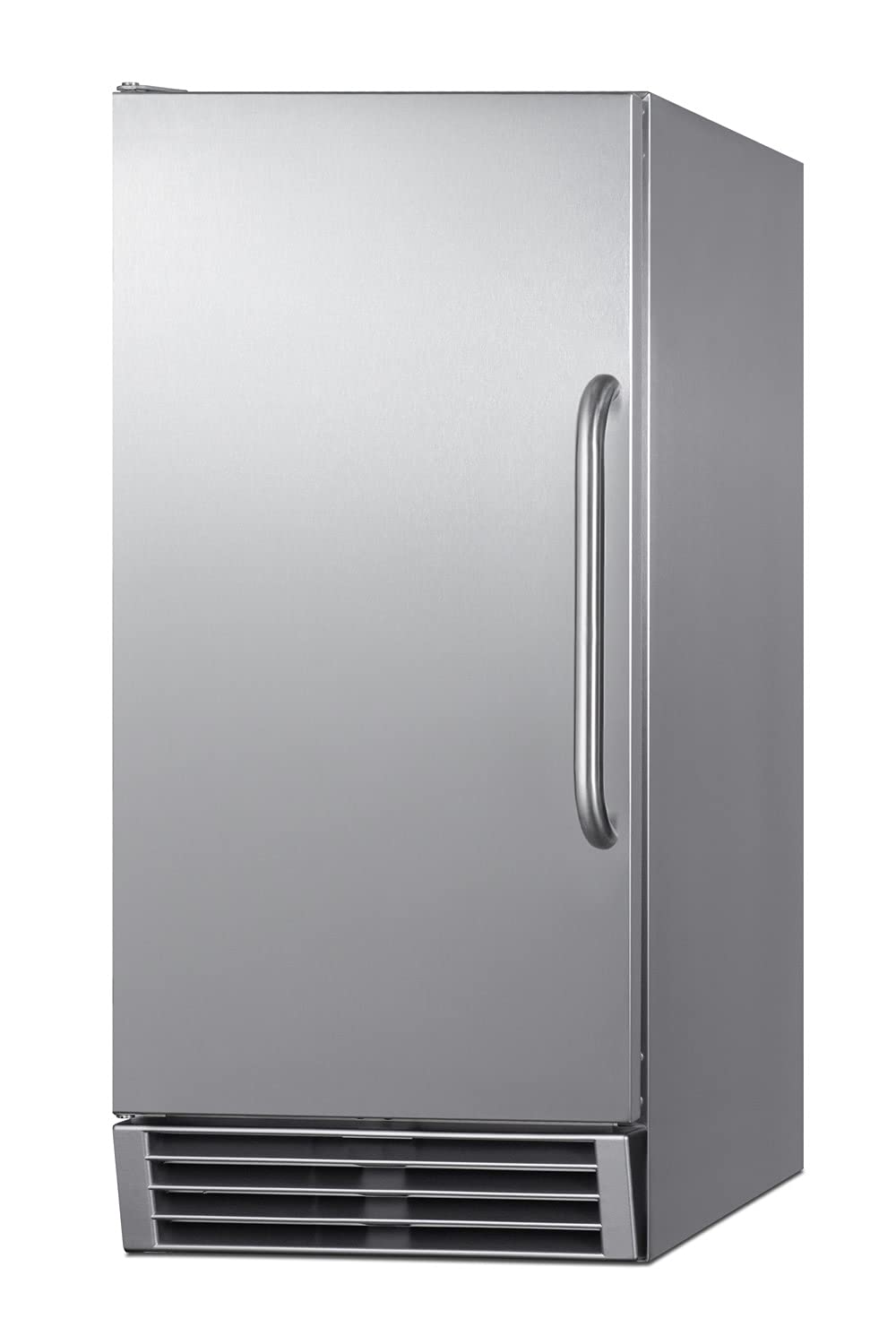 Summit Appliance BIM44GCSSIFADA Built-In Clear Icemaker, 50 lb Production Capacity, Built-in Pump, Automatic Defrost, Panel-ready Door (Panel NOT Included), Touch Control Panel, Leveling Legs