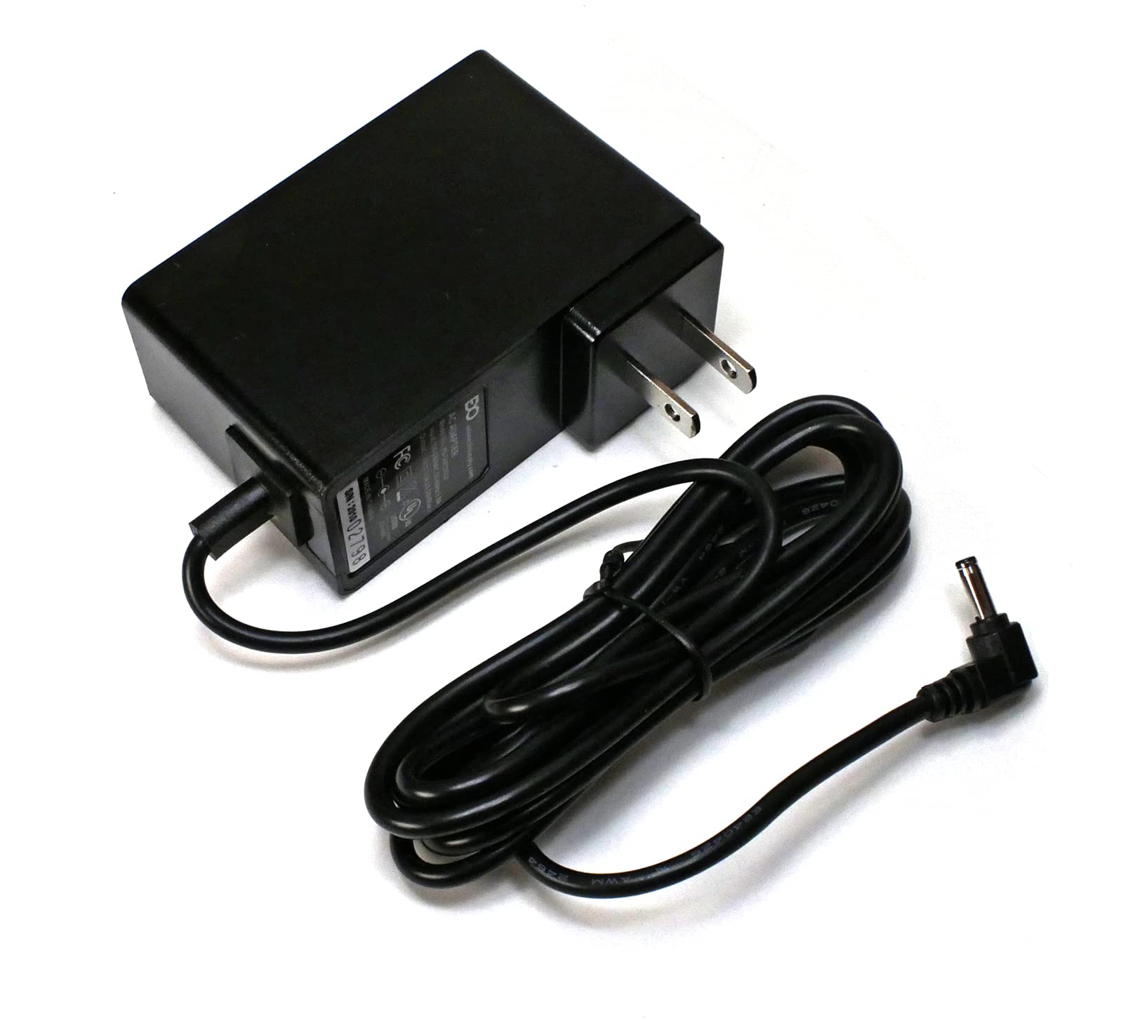 EDO Tech AC Charger Adapter Power Cord for CTL J2 J4 J4+ ChromeBook Epik Teqnio ELB1101 ELB1101-BK ELB1101T 10.1 Learning Book Hisense C11 C12 (6.5’ Long Cable, UL Listed)