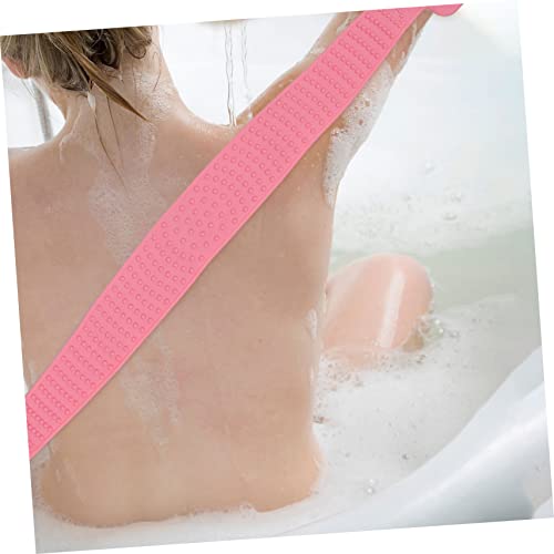 Alipis 3 Pcs Silicone Bath Towel Body Towel Bath Sponge Spa Towels Back Body Scrubber Cleaning Towels Body Scrub Sponge Silicone Exfoliating Brush Shower Towel Shower Brush Accessories