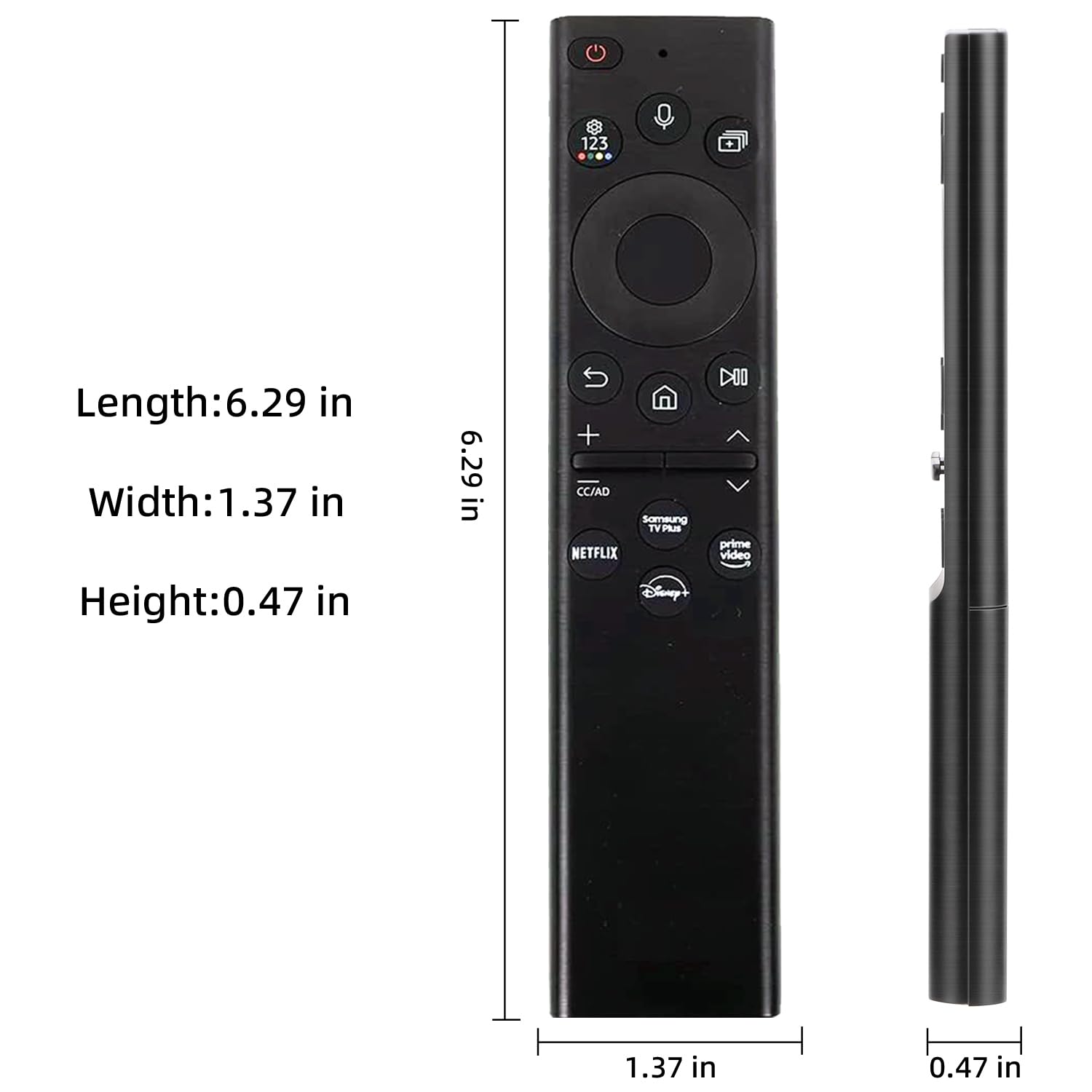 2022 New BN59-01385A Voice Remote Control Replacement for Samsung Smart TVs,for Samsung TV Remote with Voice Function,for Samsung Crystal UHD QLED Curved 4K 8K Smart TVs Q60BD/QN85BD/Q60B/QN85B/Q80