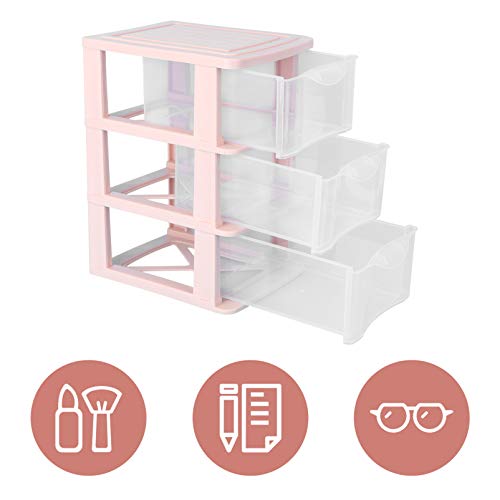 Alipis Plastic Storage Bins Desktop Storage Drawer plastic desk drawers plastic storage drawers drawer box unit Cosmetic Makeup Organizer Drawer Organizer