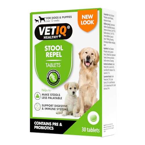 M&C Stool Repel-UM Deters Stool Eating for Dogs & Puppies (30 Tablets)