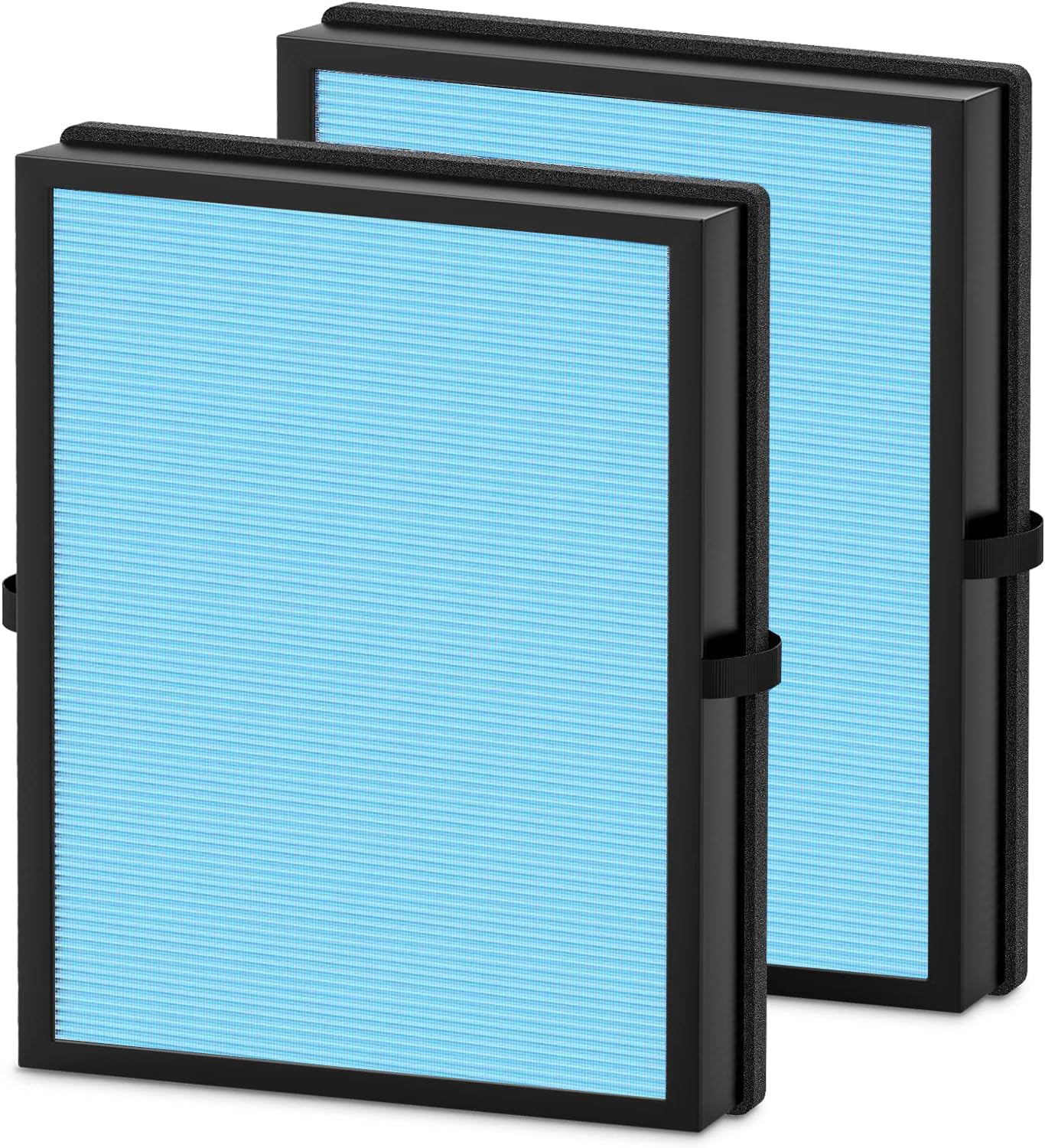 2Pack MK04 Air Filter Replacement for AROEVE MK04 Air Purifier,H13 Ture HEPA Filter for MK04 for Dust Pet Dander Smoke Pollen for Bedroom, Office.Replace Part# MK04LX Filter - Standard Version