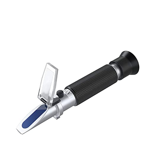 Alcohol Refractometer, ATC Alcohol Refractometer with 0-80% Alcohol Measurement Range for Liquor and Spirits. Like Whiskey, Brandy, Vodka, etc.
