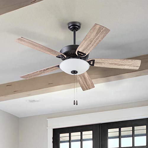 Portage Bay 51446 Montlake Ceiling Fan, 52, Bronze
