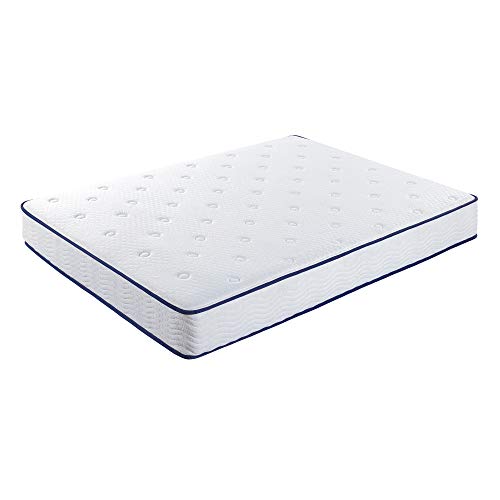 Olee Sleep 9 Inch Breeze Gel Memory Foam Innerspring Mattress, CertiPUR-US Certified, King (VC09SM01K-2)