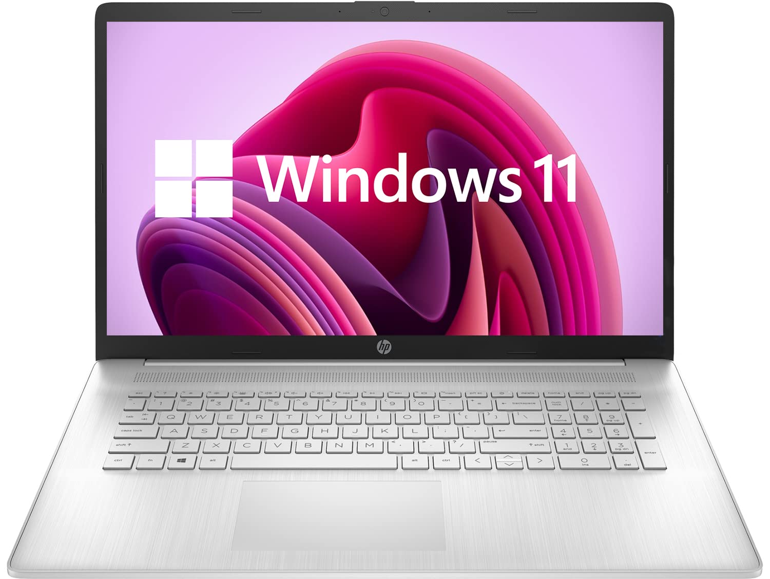 2022 Newest HP 17z Notebook Laptop, 17.3’’ HD+ Touchscreen, AMD Ryzen 5 5500U Hexa-Core Processor, Wi-Fi 6, Bluetooth, Webcam, HDMI, Windows 11 Home, Silver (8GB RAM | 256GB SSD) (Renewed)