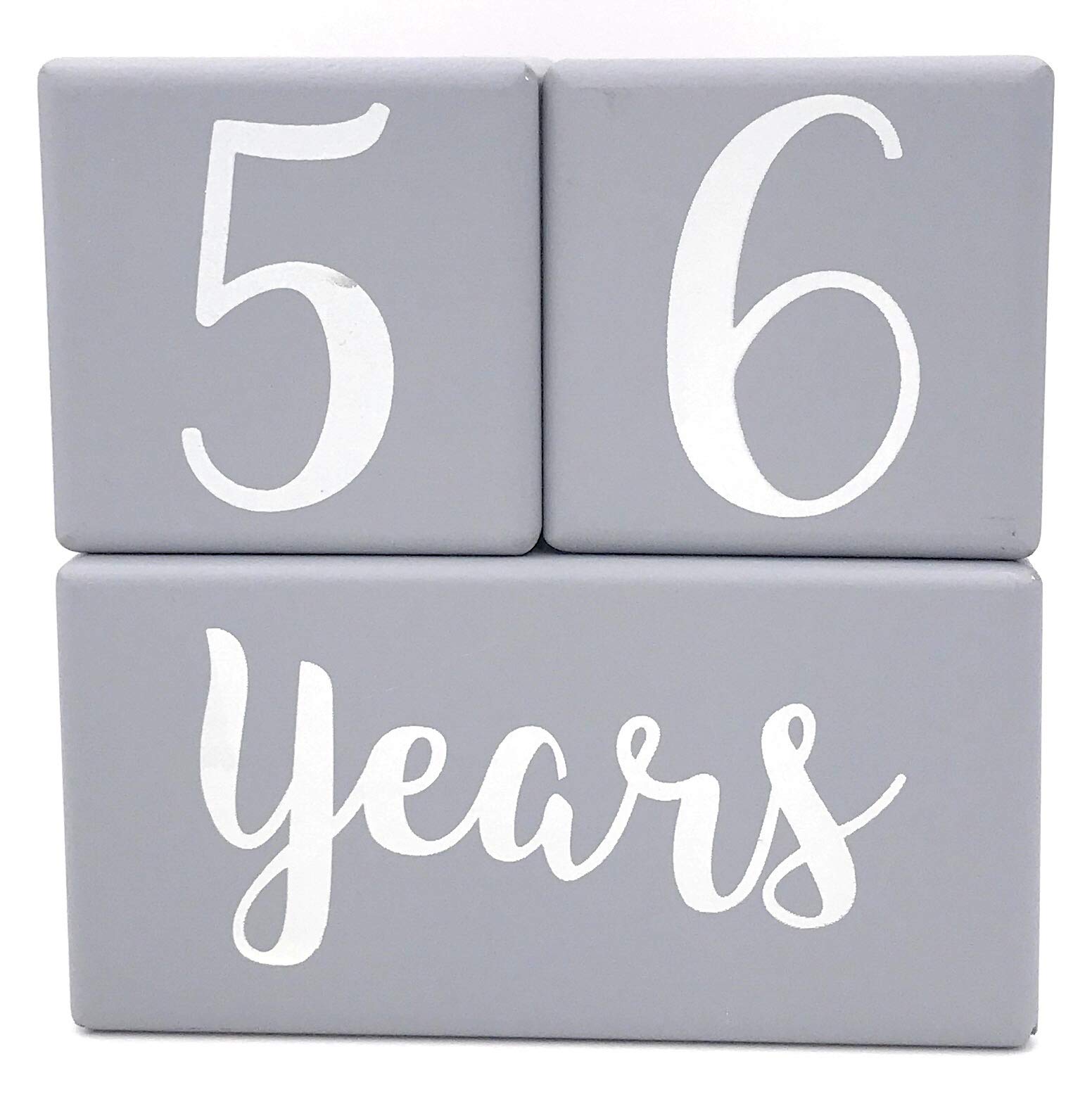 Baby Monthly Blocks Age Months Wood Photo Wooden Number Month Block