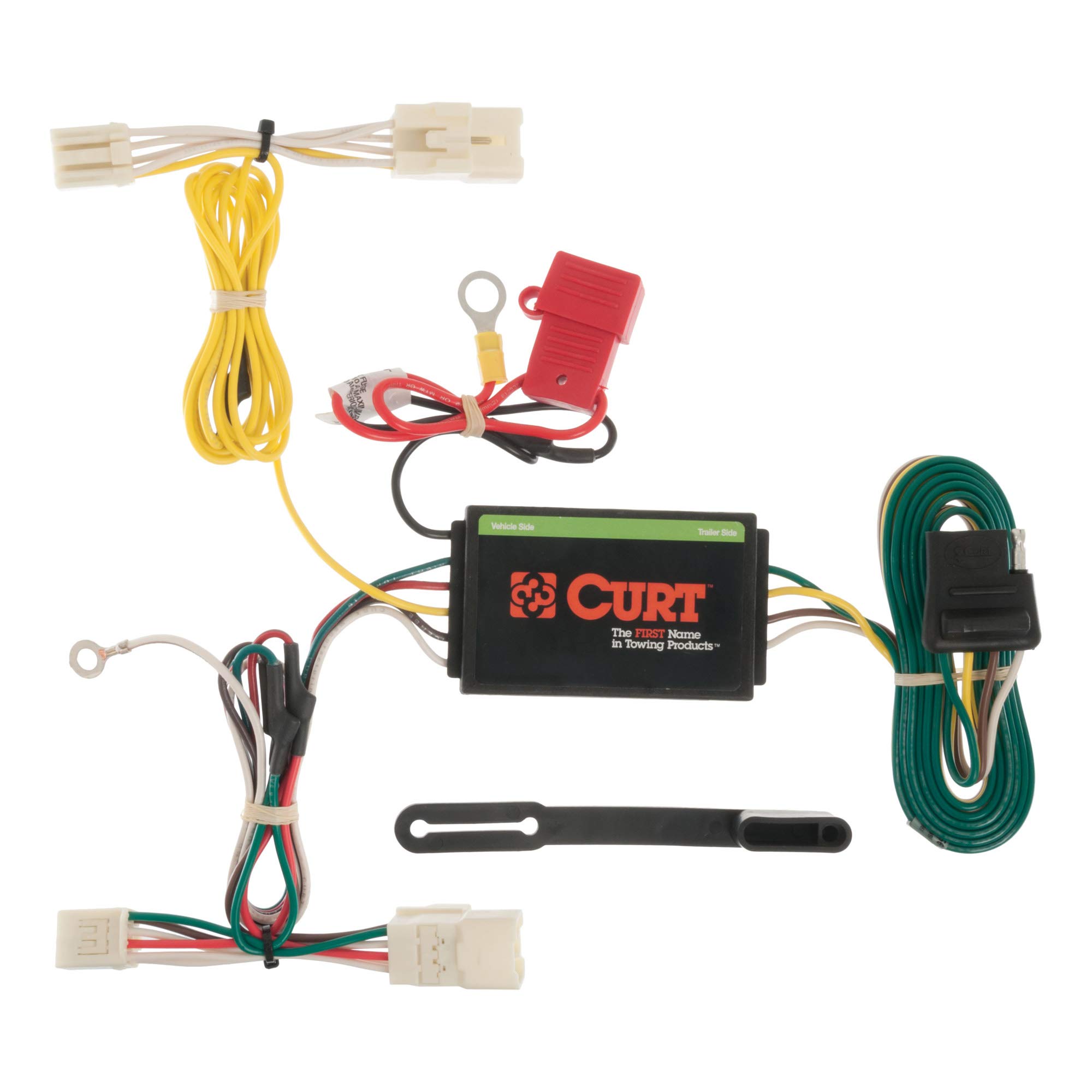 CURT 56156 Vehicle-Side Custom 4-Pin Trailer Wiring Harness, Fits Select Toyota Prius V