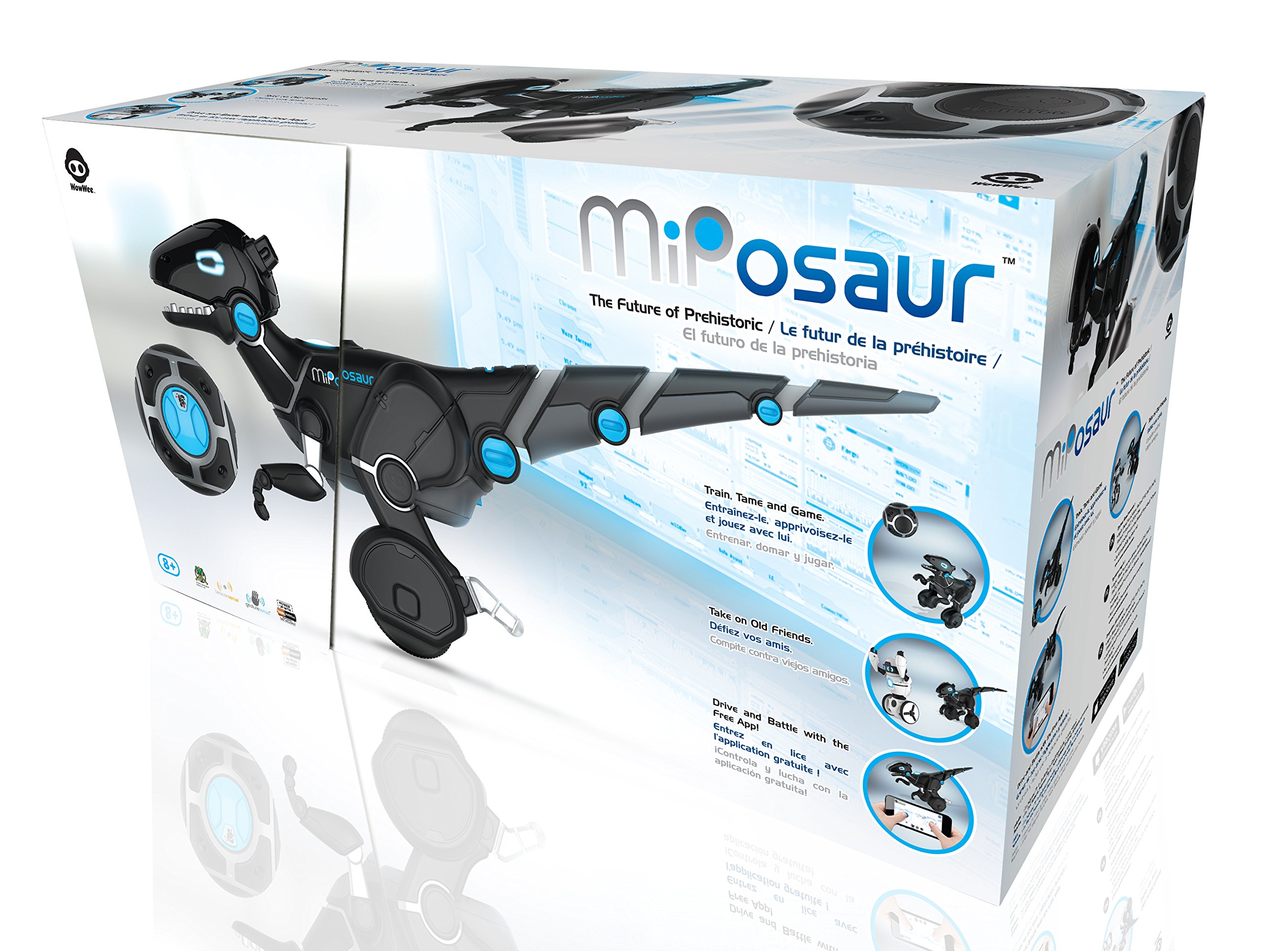 WowWee Miposaur: Interactive Dinosaur Robot Toy, Ages 8+, No Assembly Required