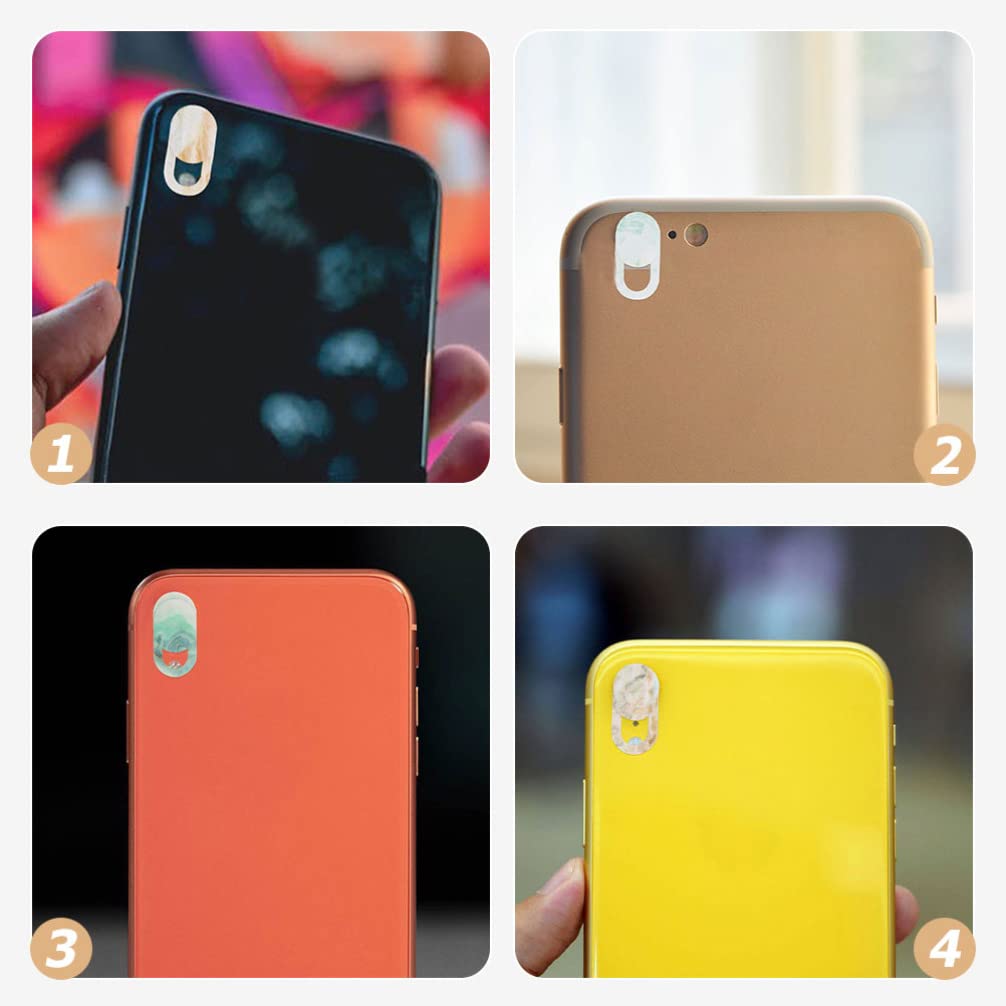 6pcs Cover Webcam Covers Webcam Lid - Cover Webcam Abs Webcam Slider Webcam Privacy Covers Slide Webcam Lens Cover Abs Privacy Lens Protector