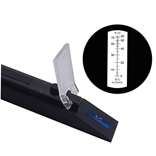 Accurately Test and Concentration with Portable Handheld Refractometer - Beverage Analysis Tool Ideal for Testing Concentration Measurement and More