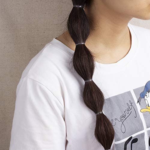 Mr. Pen Hair Tie, 800 Count, Clear Elastic Rubber Bands for Hair Design, Hairstyling, Ponytails, Wedding Hairstyle, and More