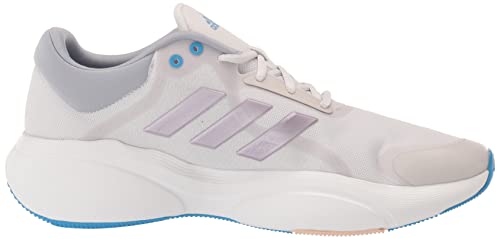 adidas Women's Response Running Shoe, Dash Grey/Matte Purple Metallic/Pulse Blue, 8.5
