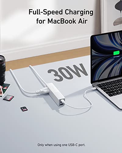 Anker Power Strip with USB C, PowerCube with 3 Outlets & 30W USB C,5ft Extension Cord and Travel Power Strip USB C, Anker 511 USB Power Strip, 2Outlets & 3USB Ports