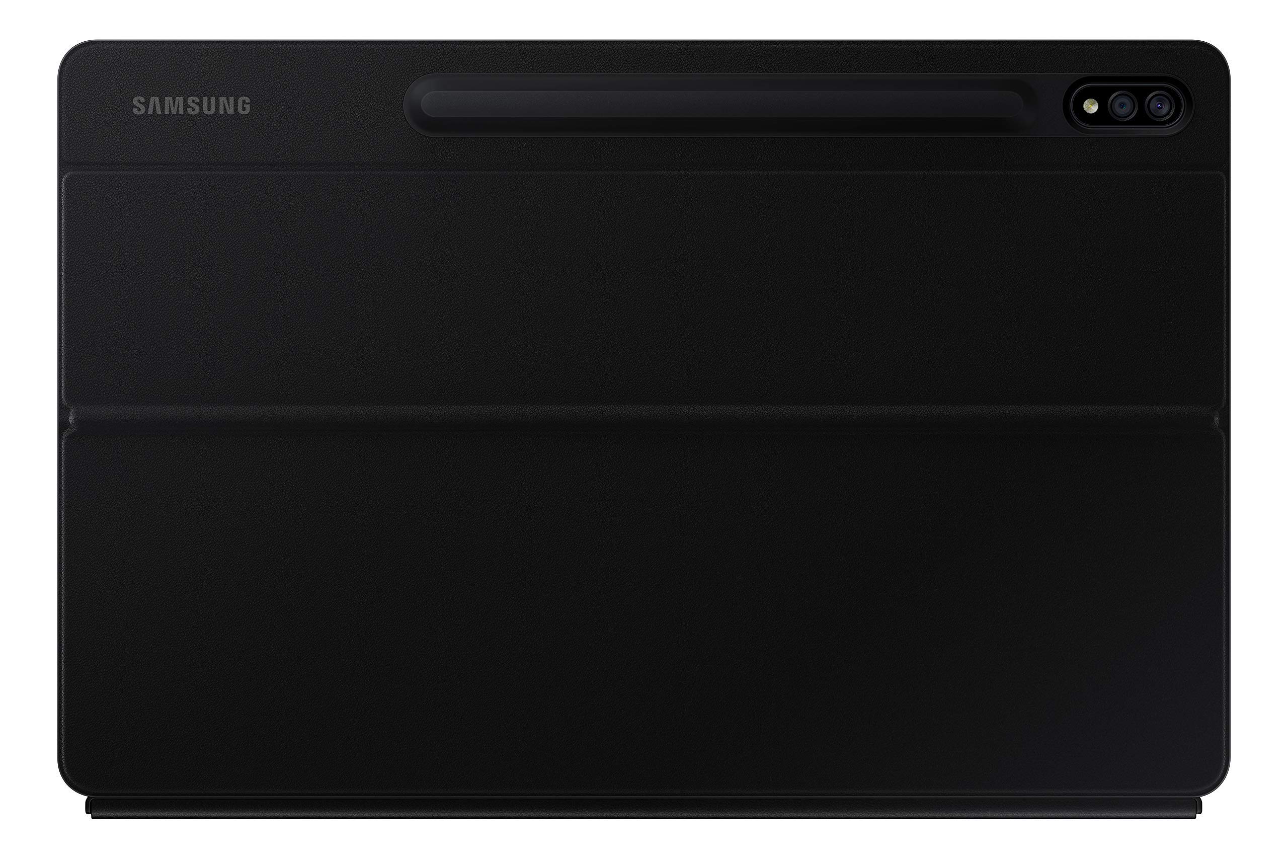 Samsung Galaxy Tab S7+ Keyboard, Black (EF-DT970UBEGUJ) (Renewed)