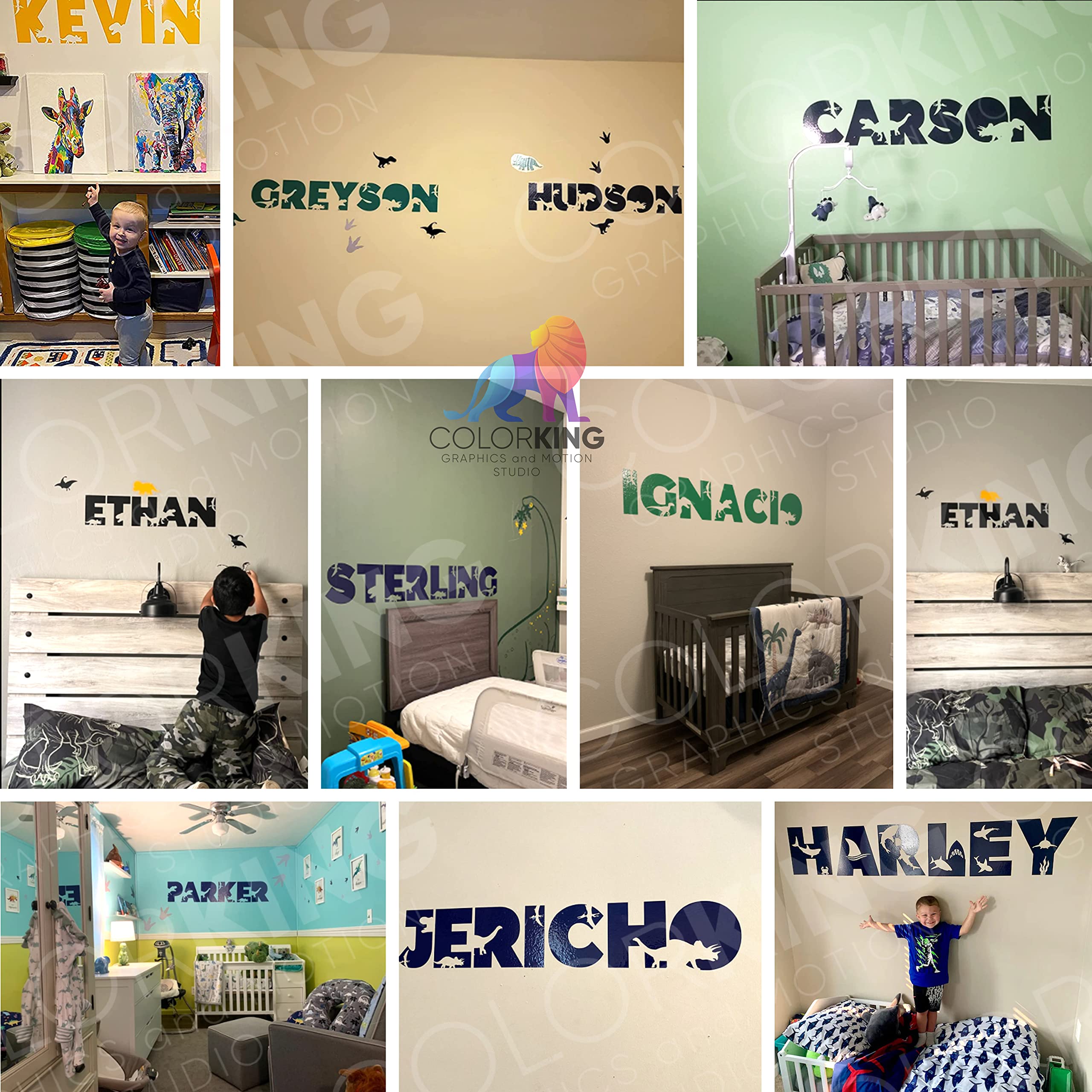Space Wall Name Decal Custom, Baby Space Theme Nursery, Space Room Decor for Boys, Astronaut Kids Bedroom Decor, Planets Space Theme Bedroom