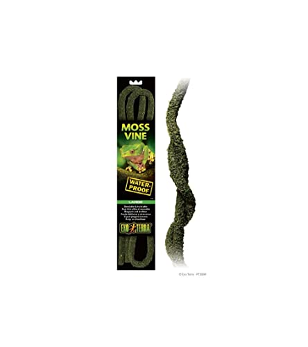Exo Terra Bendable Moss Vine, Reptile Terrarium Decoration, Large
