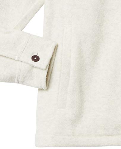 Amazon Essentials Men's Long-Sleeve Polar Fleece Shirt Jacket, Oatmeal Heather, Medium