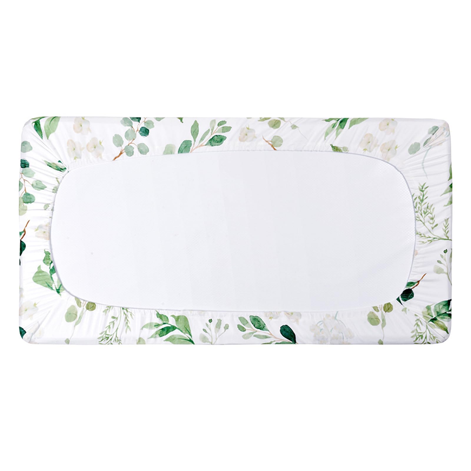 2Packs Baby Changing Pad Cover, Ultra Soft Stretchy Diaper Changing Table Pad Cover for Girls Boys, Cotton Breathable Nursery Changing Table Sheets Fit 32"/34"x16"Pad (2Green)