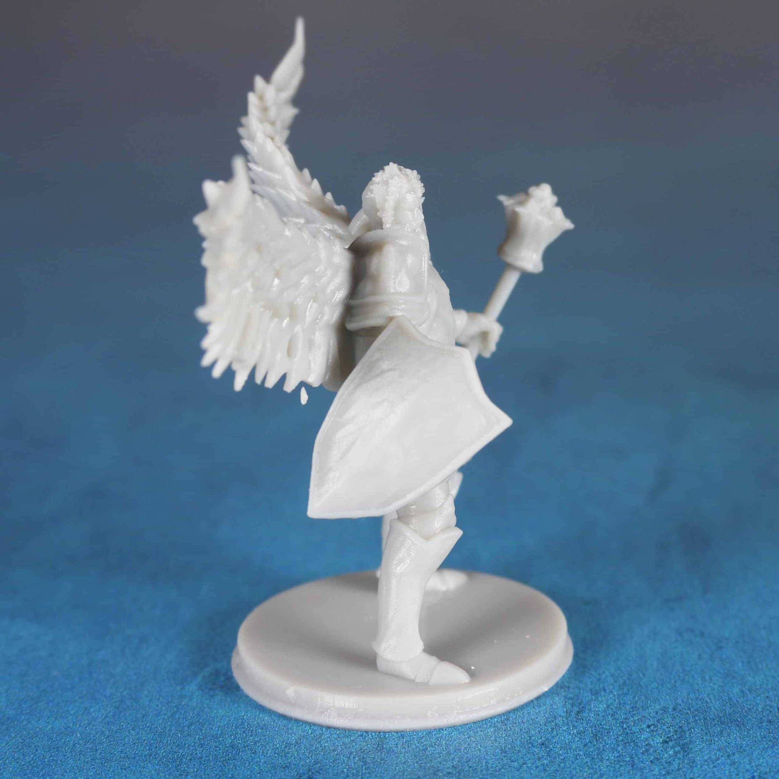 3D Printed Miniature: Aasimar Male Nature Cleric by mz4250