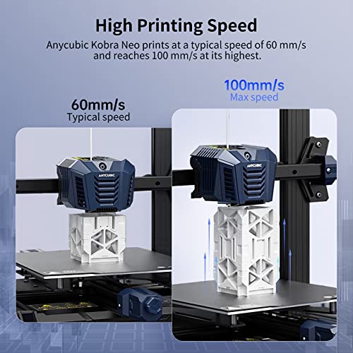 Anycubic Kobra Neo, Pre-Installed FDM 3D Printer with Direct Drive Extruder High Precision Printing Removable Magnetic Platform with 25-Point LeviQ Leveling, Printing Size 220×220×250mm
