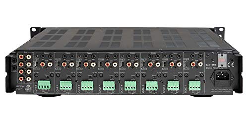 OSD Audio 8 Zone 16-Channel Digital Amplifier, 80W/Channel, Distributed Audio & Home Theater - MX1680