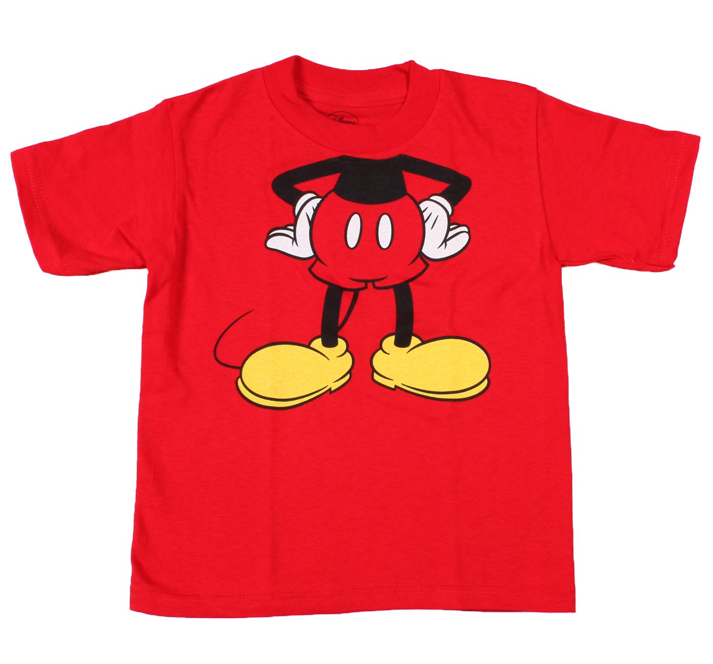 Disney baby boys Mickey Headless Group T-shirt infant and toddler t shirts, Bright Red, 5T US