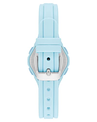 Armitron Sport Women's Digital Chronograph Light Blue Silicone Strap Watch, 45/7142