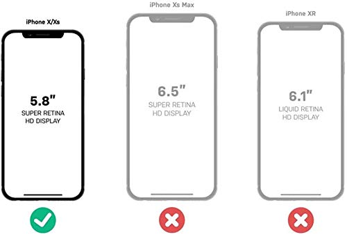 OtterBox Symmetry Clear Series Case for iPhone X & iPhone Xs with Alpha Glass Screen Protector Bundle - Eco-Friendly Packaging - Clear