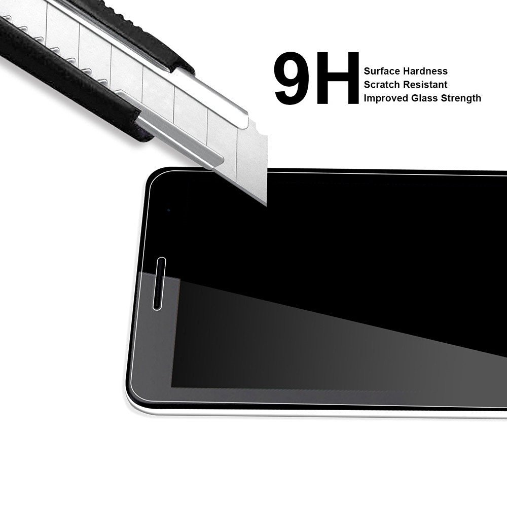 Supershieldz (2 Pack) Designed for Echo Show 5 (2nd Gen and 1st Gen) Tempered Glass Screen Protector, Anti Scratch, Bubble Free