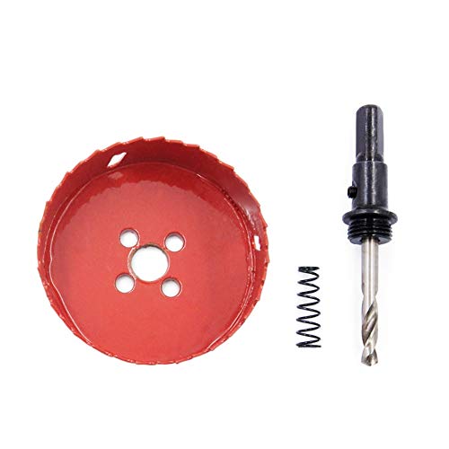 80mm Hole Cutter Laiwei HSS Bi-Metal Hole Saw&Cutter for Wood Plastic Drywall & Metal Sheet 3-1/8“(80mm)3.15inch