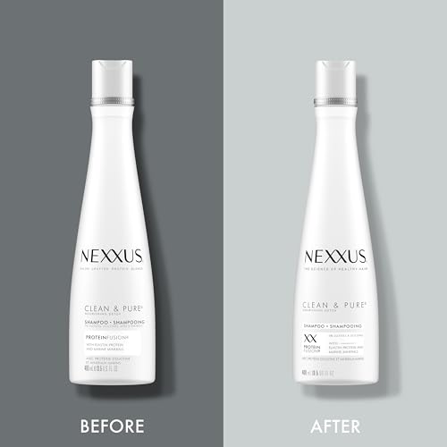 Nexxus Clean and Pure Clarifying Shampoo With ProteinFusion, For Nourished Hair Paraben-Free 13.5 oz
