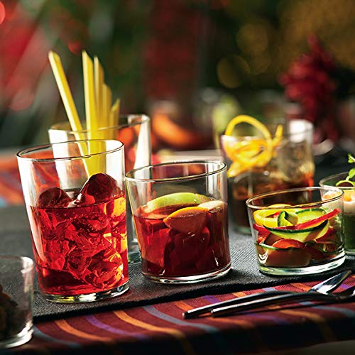 Bormioli Rocco Bodega Collection Glassware β Set Of 12 Medium 12 Ounce Drinking Glasses For Water, Beverages & Cocktails β 12oz Clear Tempered Glass Tumblers