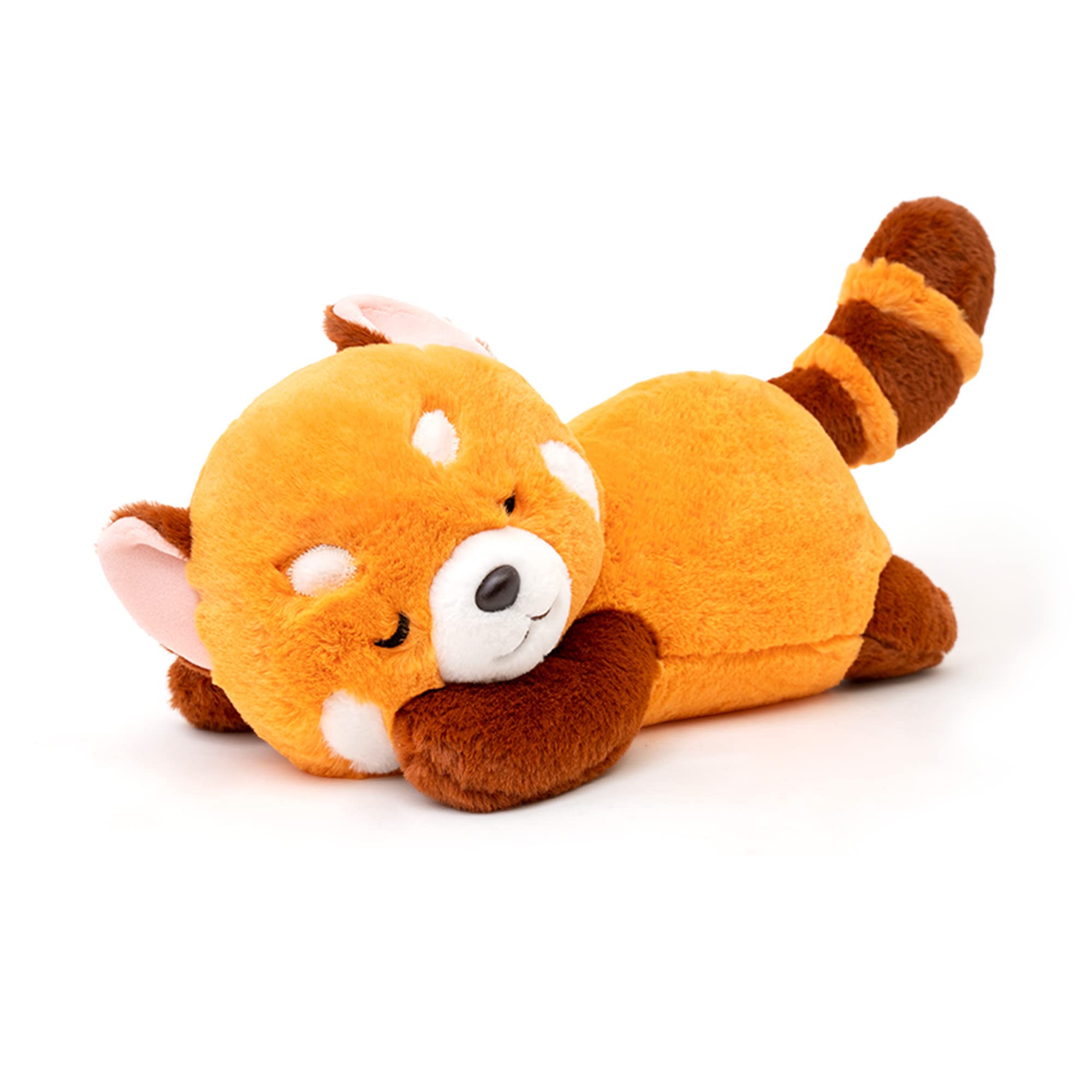 Adorlynetty Red Panda Stuffed Animal Pillow Panda Plushie Red Panda Plush Toy Gift for Kids Girlfriend Birthday 13.7" Panda Plush