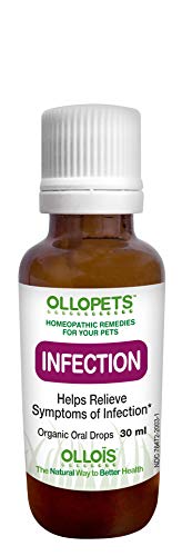 OLLOPETS Infection, Organic Homeopathic Remedy for Pets, 1 Fl Ounce