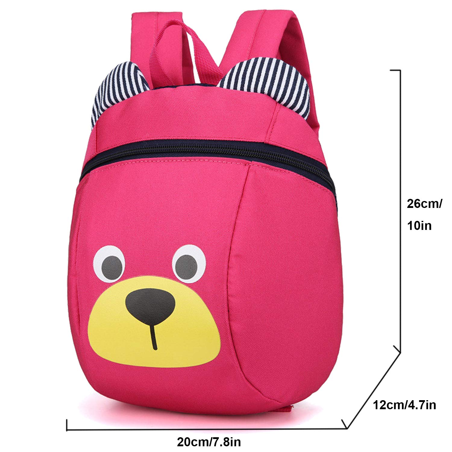 HWJIANFENG Kids Toddler Backpack Boys Girl with Leash Harness Kindergarten Bookbag Preschool Nursery Daycare School Bag Lunch Box