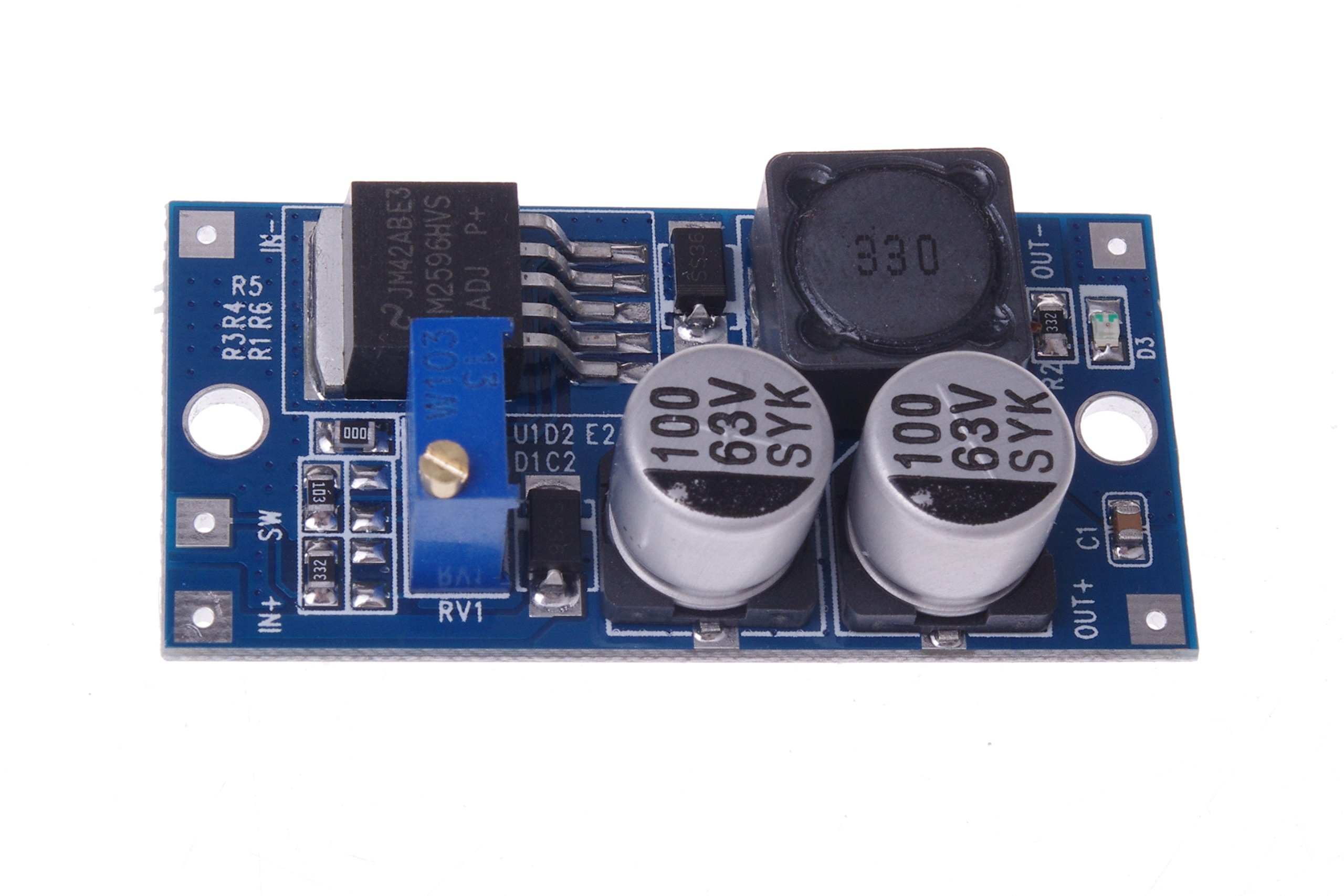 SMAKN® DC 4.5-60V to 1.25-30V Lm2596hv Power Supply Buck Voltage Switching Regulator Module Step Down