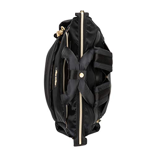 Itzy Ritzy Dream Convertible Diaper Bag Tote Backpack - Baby Diaper Bag with 14 Pockets, Changing Pad & More (Midnight Black)