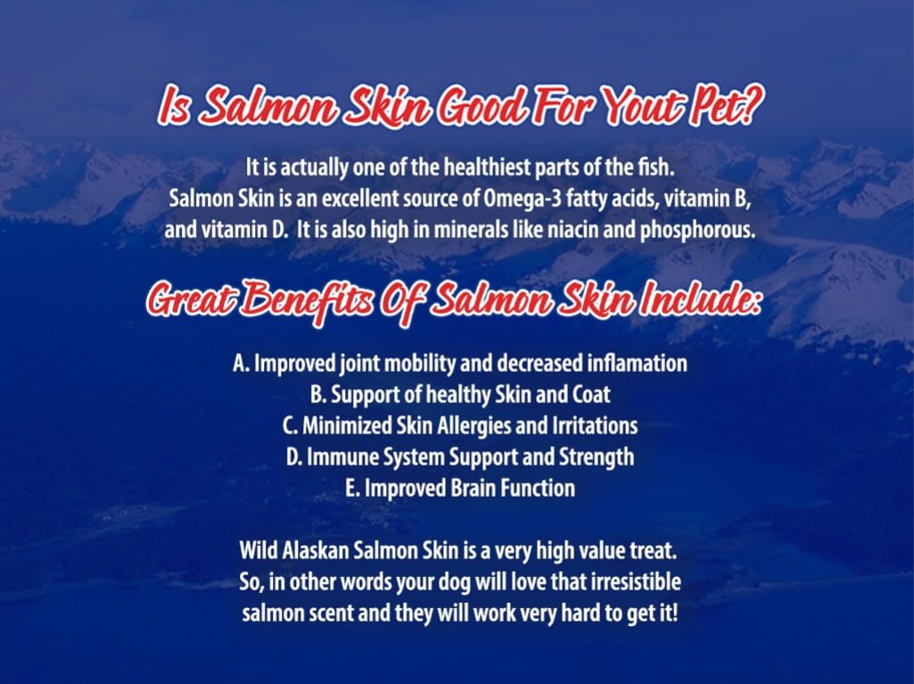 Alaska Puppy Love Wild Alaskan Salmon Jerky 3oz