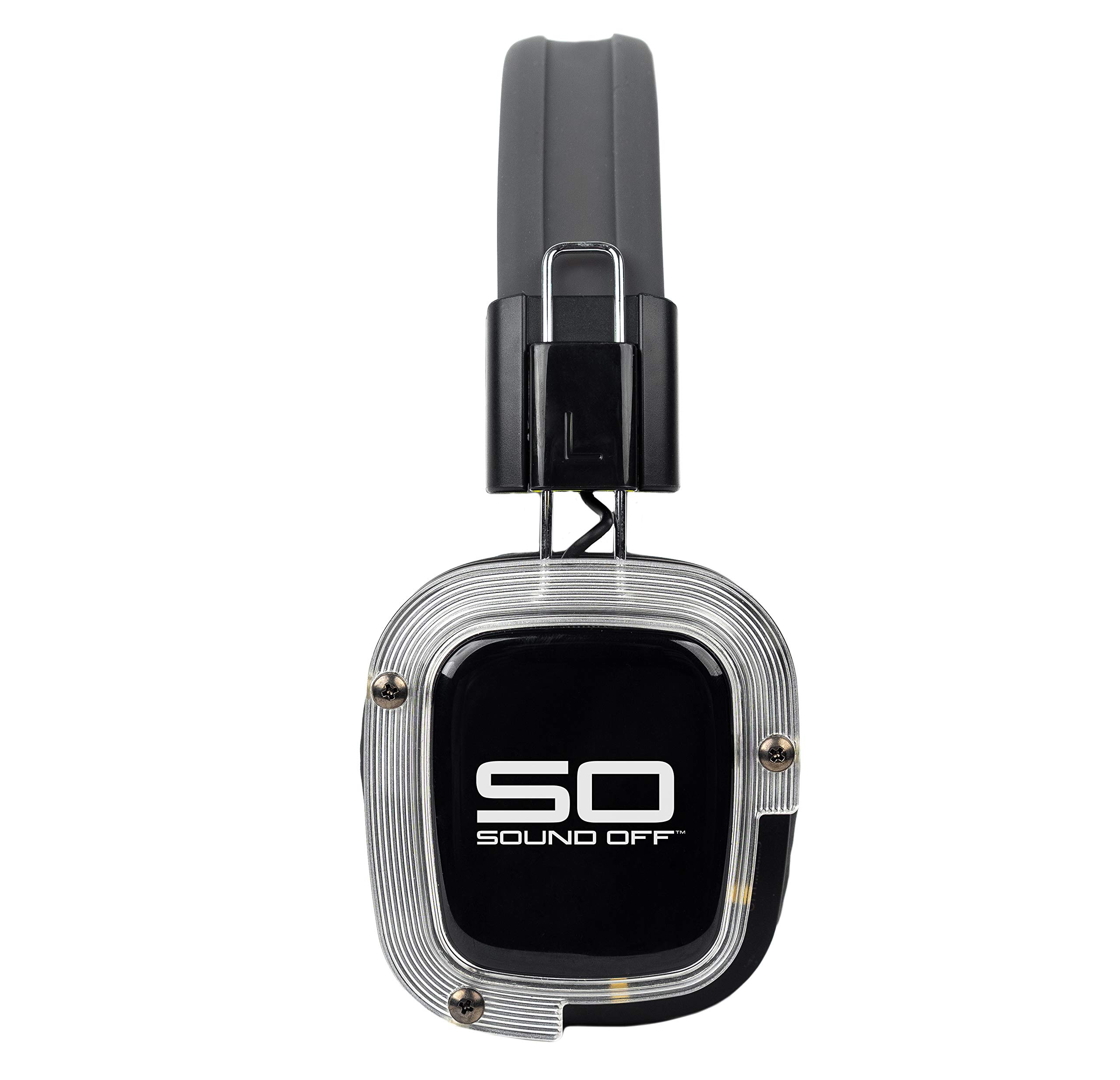 SoundOff GLO 2 Headphones, RF Transmitter, 300m Distance, 60 Wireless, Blue, Green, Red, Cyan, Champagne, Violet