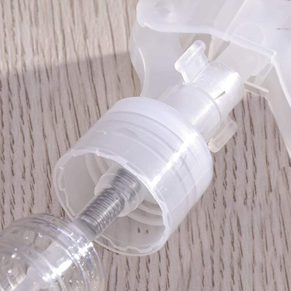 3 Pack Empty Spray Bottle, 200ml Clear Plastic Spray Bottle Refillable Trigger Sprayer, Plant Mister for Cleaning Solutions, Hair Care, Essential Oils