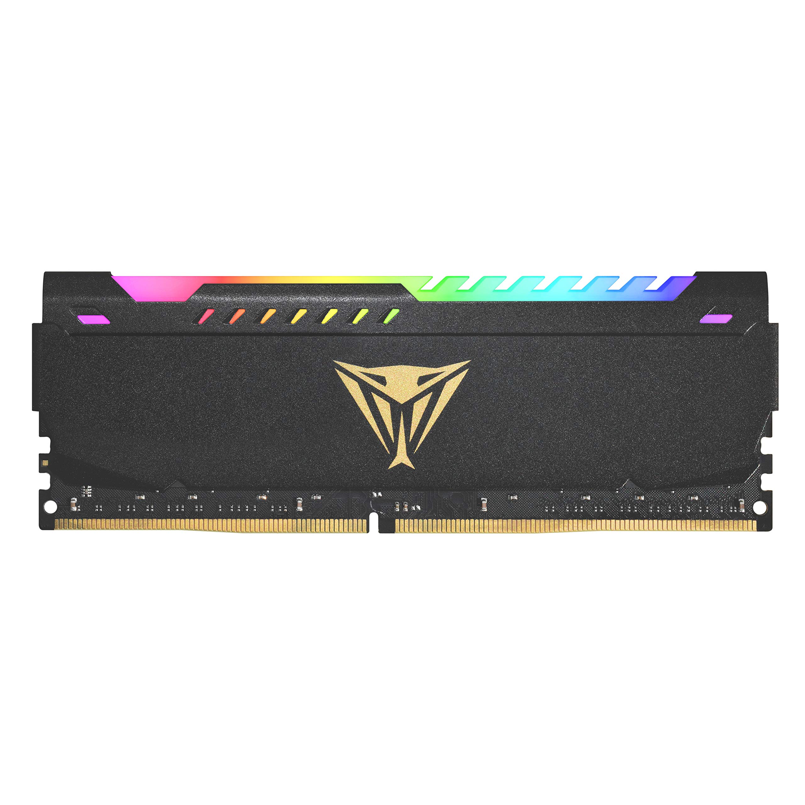 Patriot Viper Steel RGB DDR4 RAM 16GB (1X16GB) 3200MHz CL18 1.35v UDIMM Desktop Gaming Memory Module Compatible with XMP - PVSR416G320C8